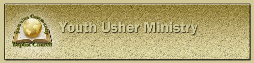 Youth Usher Board - Romulus Community Baptist Church